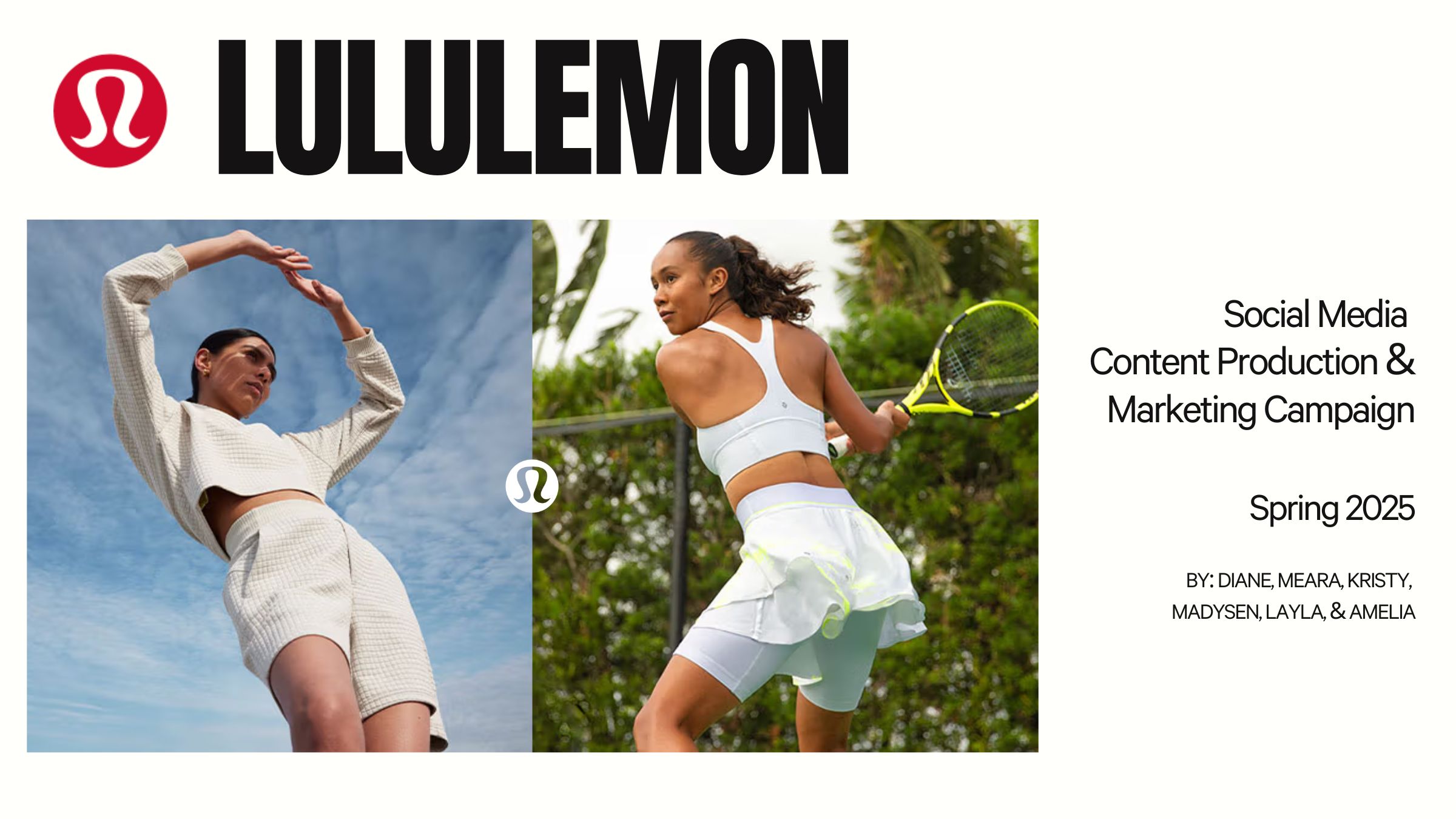 Lululemon Spring Campaign – Layla Yan